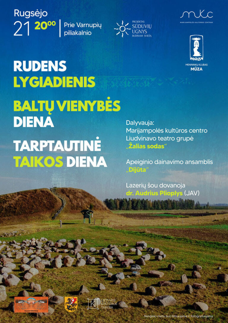 Audrius Plioplys. Autumnal equinox at the Varnupiai Sacred Mound ...